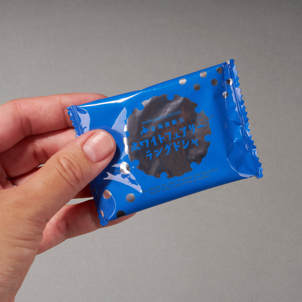 Hokkaido Limited White Fairy Langue de Chat (12 Pieces)