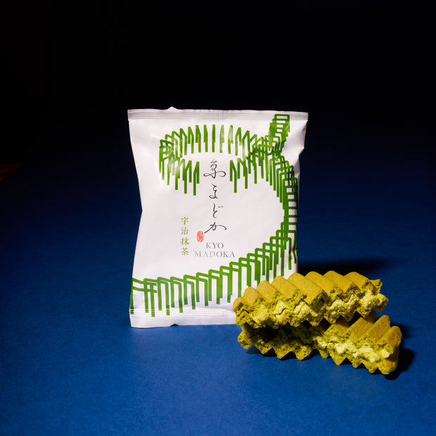 Kyomadoka Matcha Cream Sand Waffle Cookies (1 Piece)