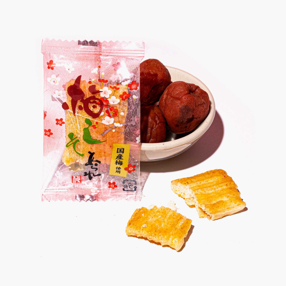 Sukkiri Ume Sour Plum Arare Rice Crackers | Bokksu